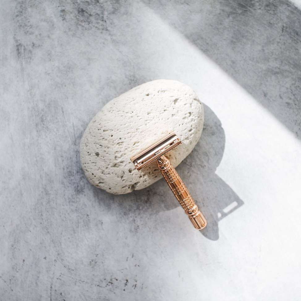 Stainless Steel Safety Razors Rose Gold & Charcoal Grey: Buy Online NZ ...